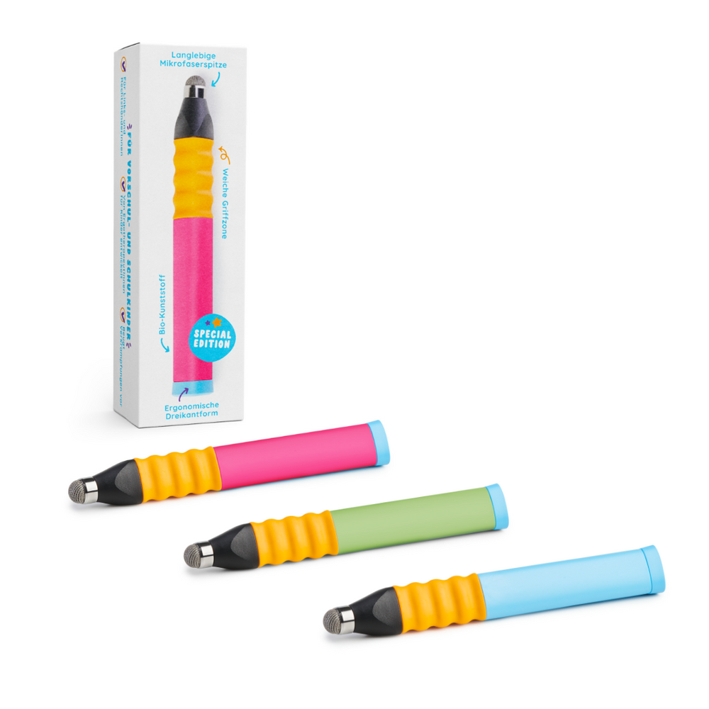 Ergonomic Stylus Pen for Kids 4+ | EDURINO
