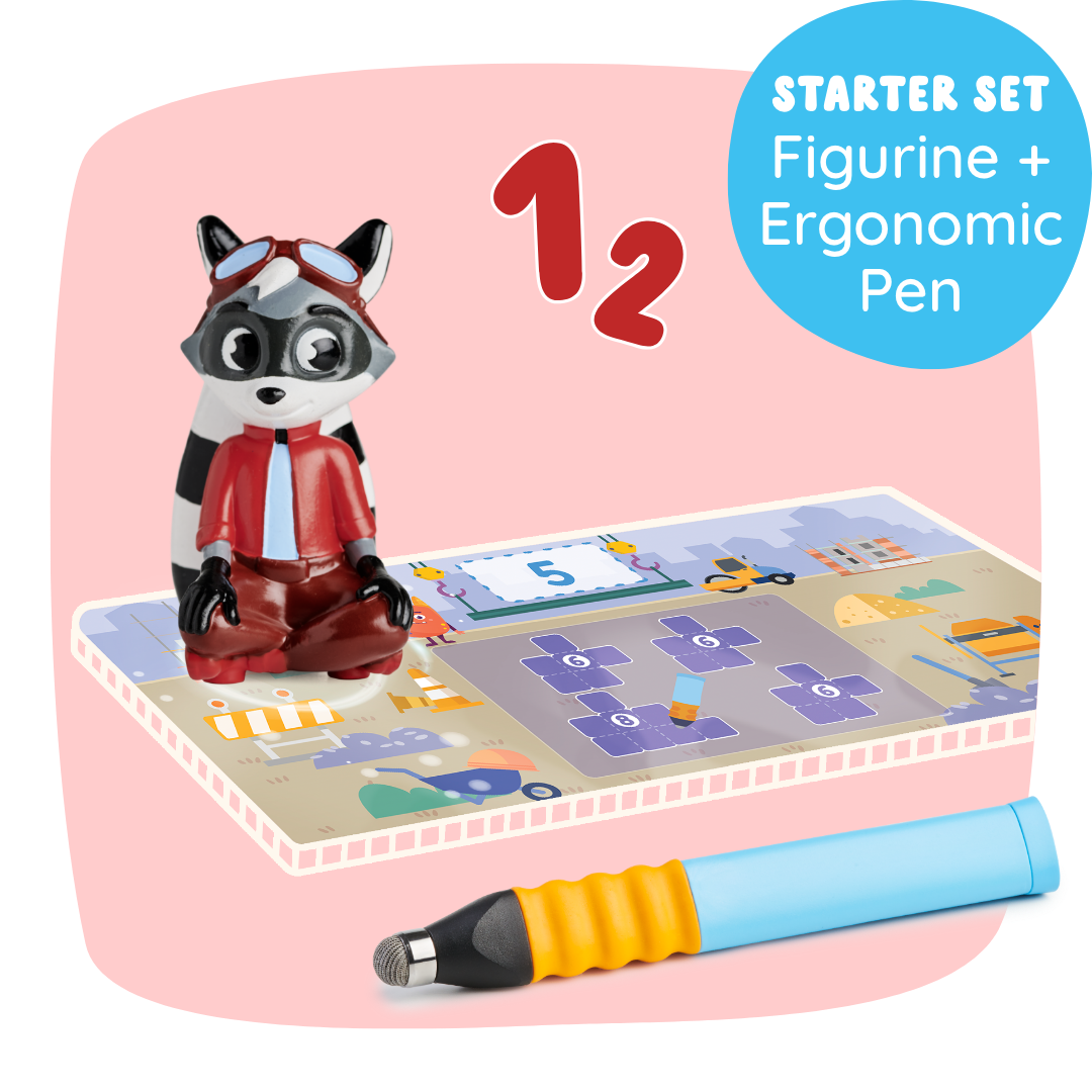 EDURINO Starter Set Age 4+ | Learn Maths & Shapes with Robin